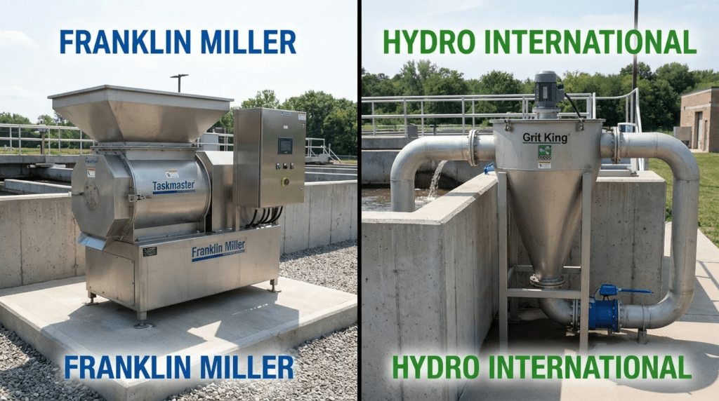 Franklin Miller vs Hydro International Grit Equipment: Comparison ...