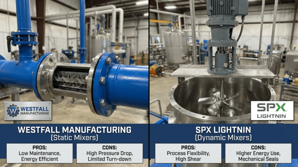 Westfall Manufacturing vs SPX Lightnin for Mixers: Pros/Cons & Best-Fit ...