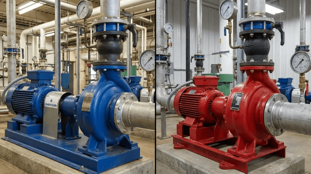 Emerson vs Badger Meter Horizontal End Suction Pumps Equipment - Water ...